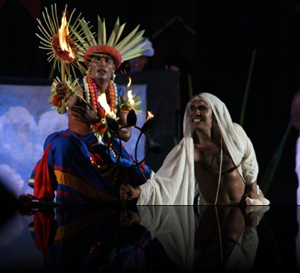 Spacing Theatre/ Chandradasan: Karnnabharam @Kalamandalam as part of ...